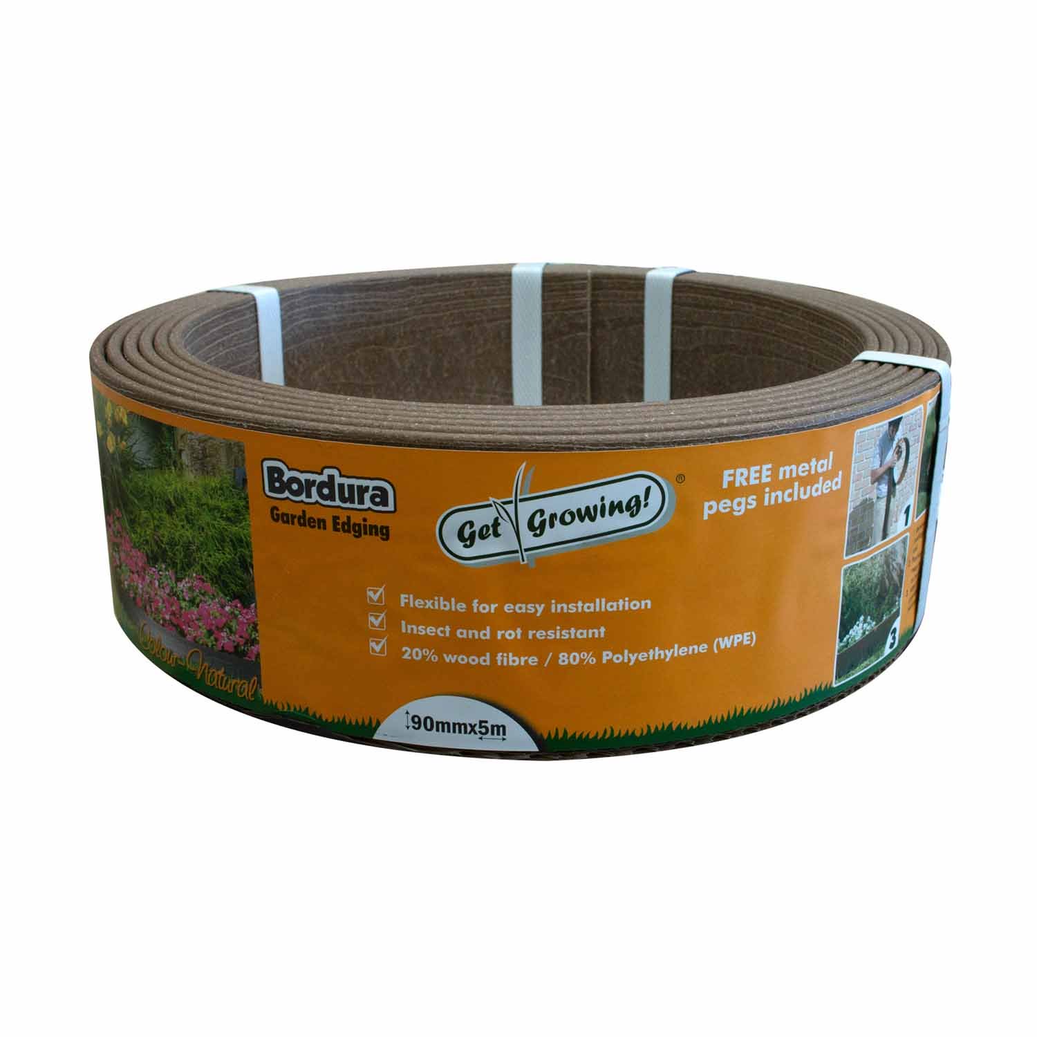 GARDEN EDGING WPC NAT 90MM X 5M ROLL – Hammer Hardware
